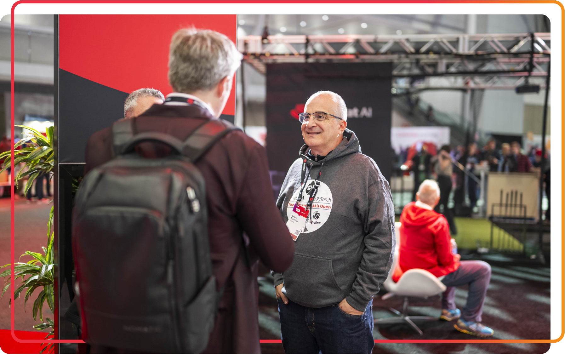 Red Hat Summit expo hall